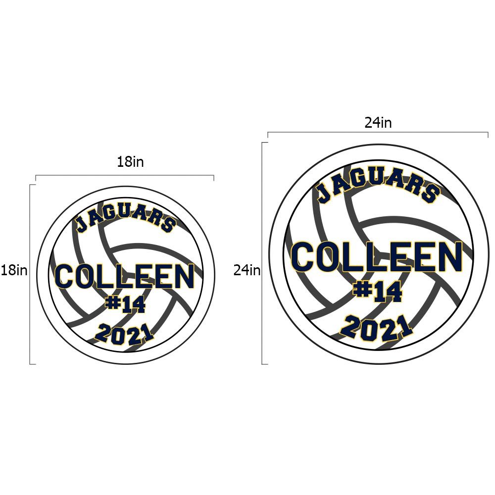 Volleyball Personalized Yard Signs | Free Shipping | VPN
