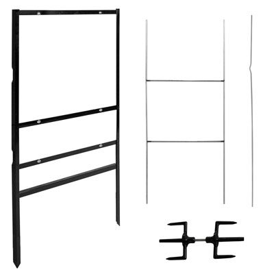 Yard Sign Stakes, Stands, Holders | Metal Sign Stakes | VPN