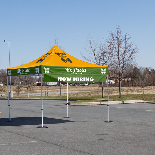 Hanging Vinyl Canopy Banner | Vispronet