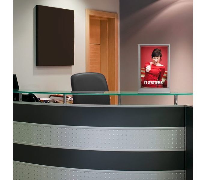 Mini Advertising Banner Frame Table Display for Conferences & Trade Shows